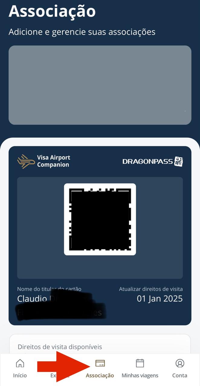 Como acessar Sala Vip com cartão Visa - Manual do Passageiro